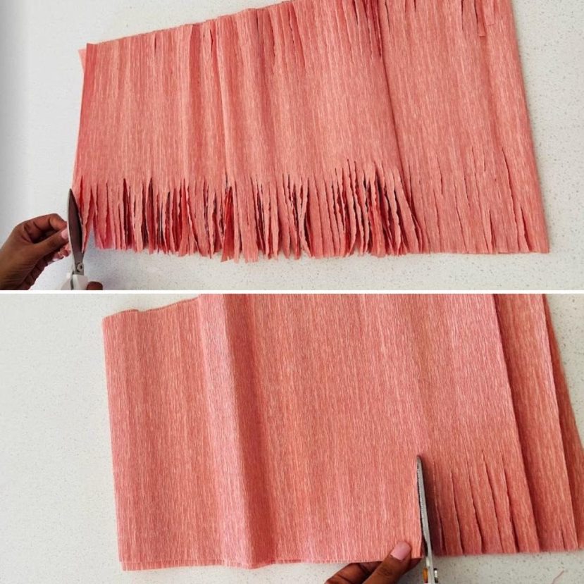 DIY Fringe streamers backdrop under $25 – Spruce'n'Spice